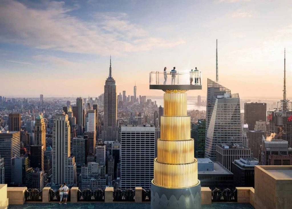 Skylift arriva al Rockefeller Center - NewYork4U